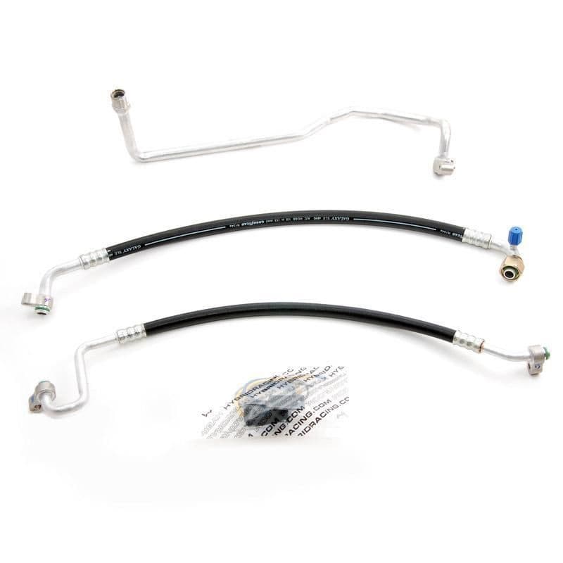 Hybrid Racing AC Line Kit. Includes all brackets, hardware, and wiring ...