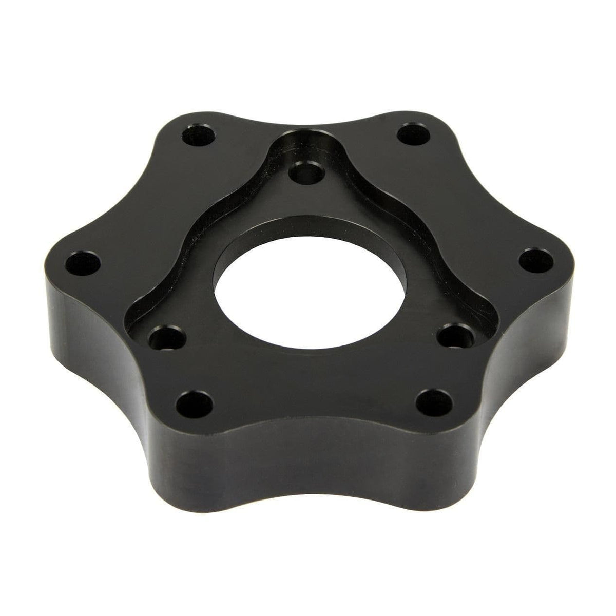 MOTAMEC ALLOY STEERING WHEEL BOSS SPACER 27MM / ADAPTOR 6 BOLT TO 3 BO ...