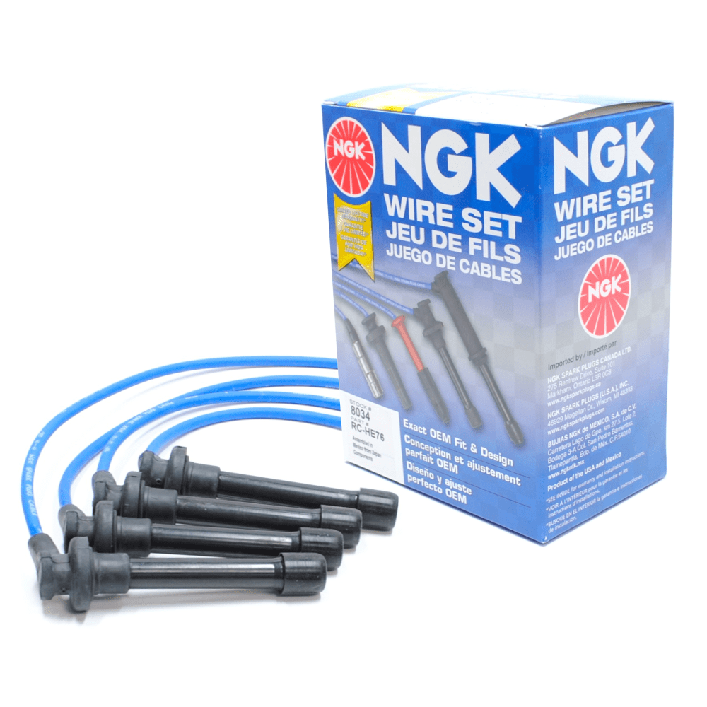 NGK HT LEADS SPARK WIRES FOR HONDA CIVIC EG EK D-SERIES D15 D16 D16Z6 ...