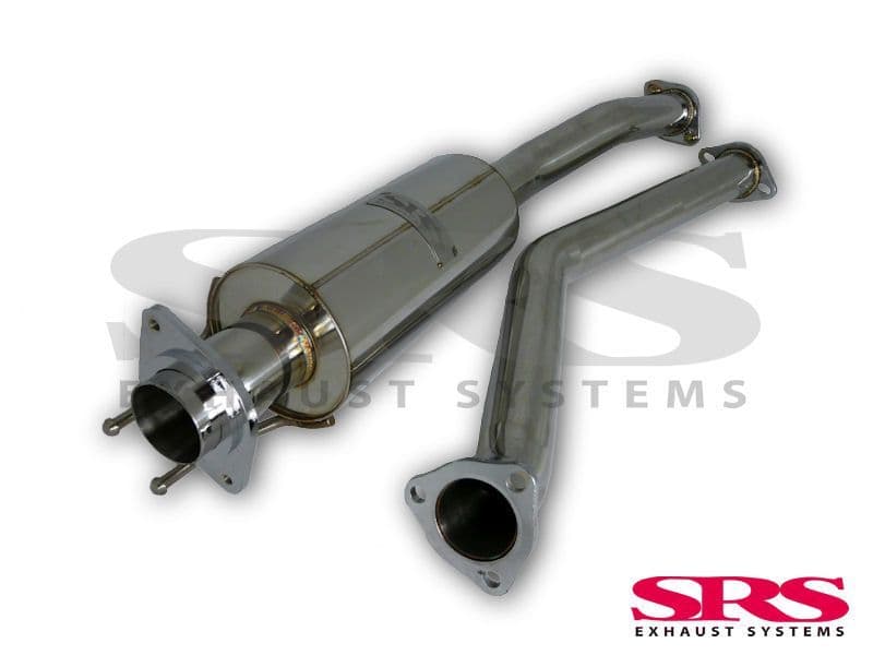 SRS EXHAUST SYSTEMS MIDSECTION STAINLESS STEEL (HONDA CIVIC EP3 TYPE R ...